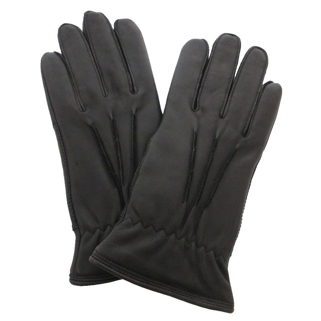 【中古】未使用品 アグ オーストラリア UGG australia タグ付き スリーポイント レザー グローブ 3 Point Leather Glove 手袋 やぎ革 本革 M 黒 ブラック スマートフォン対応 100064 /SD ■G...