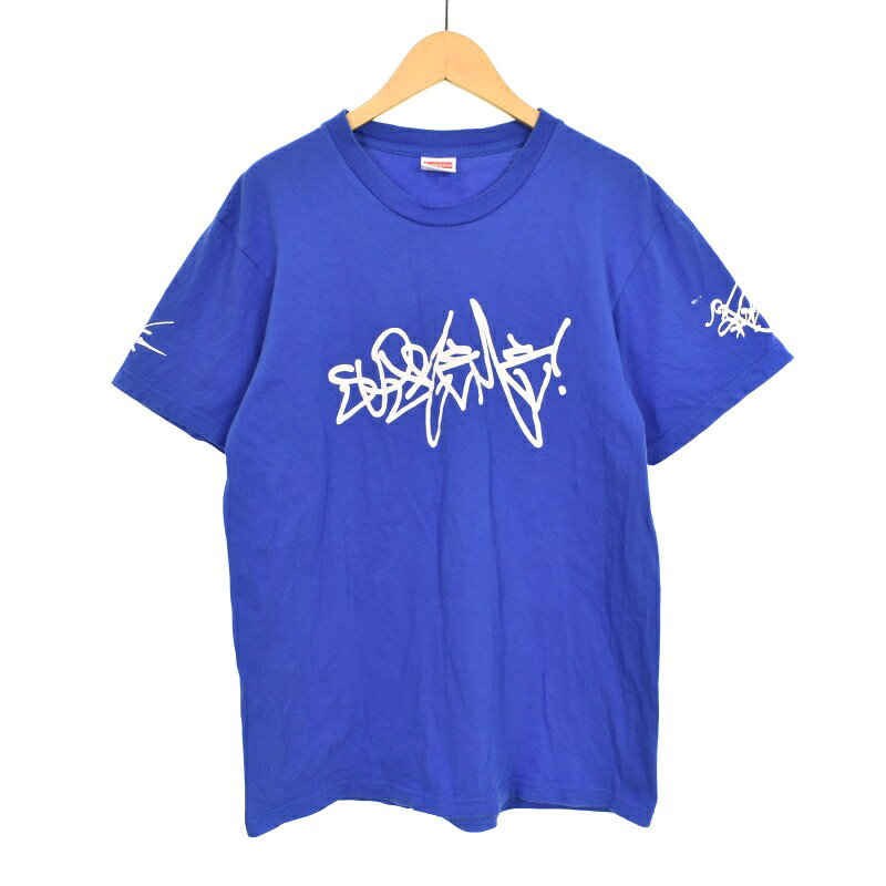 【中古】シュプリーム SUPREME 20SS Rammellzee Tag Tee Royal Tシャツ 半袖 ロゴ プリント S 青 ブルー ☆AA★ メンズ 【ベクトル 古着】 250706ブランドシュプリーム SUPREME表記サイ...
