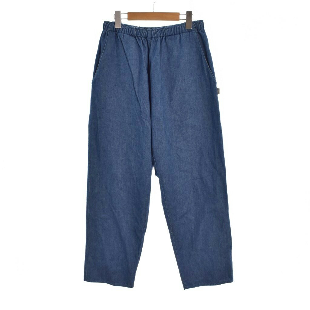 【中古】アンスラックス UNSLACKS ACTIVE EASY PANTS BLEACHED DENIM デニムパンツ イージーパンツ M 青 ブルー メンズ 【ベクトル 古着】 260315表記サイズM実寸サイズウエスト：64-76cm...