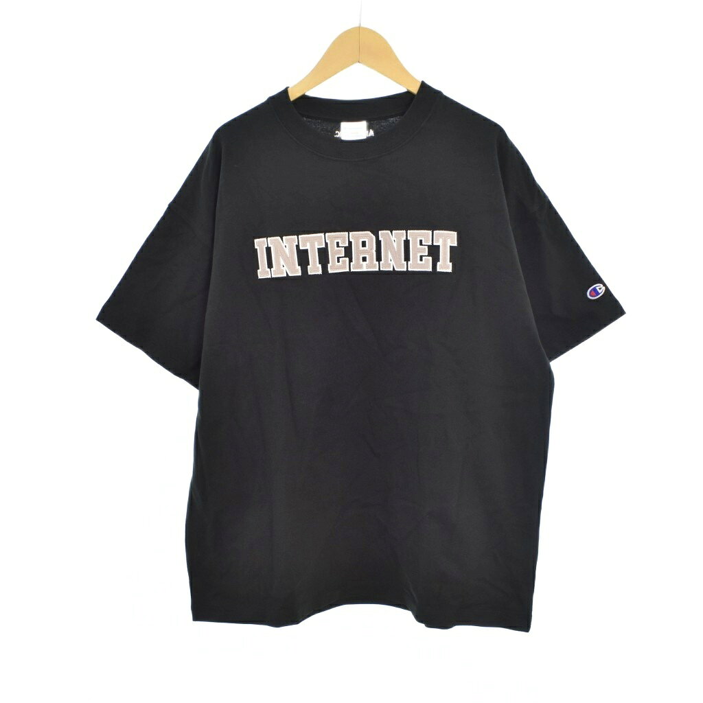 【中古】未使用品 チャンピオン CHAMPION メルセデスアンカーインク Mercedes Anchor Inc. 25SS INTERNET Tee Tシャツ 半袖 L 黒 ブラック ANC25EI01 メンズ 【ベクトル 古着】 26...