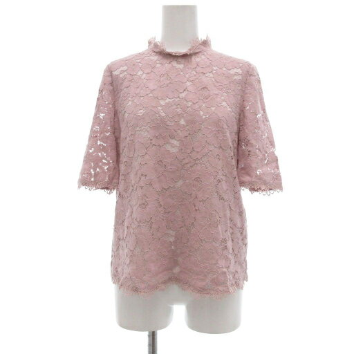 【中古】ジルスチュアート JILL STUART 半袖ブラウス カットソー M ピンク 総レース 092-5210060 /UO ■GY43 レディース 【ベクトル 古着】 251015ブランドジルスチュアート JILL STUART表記サ...