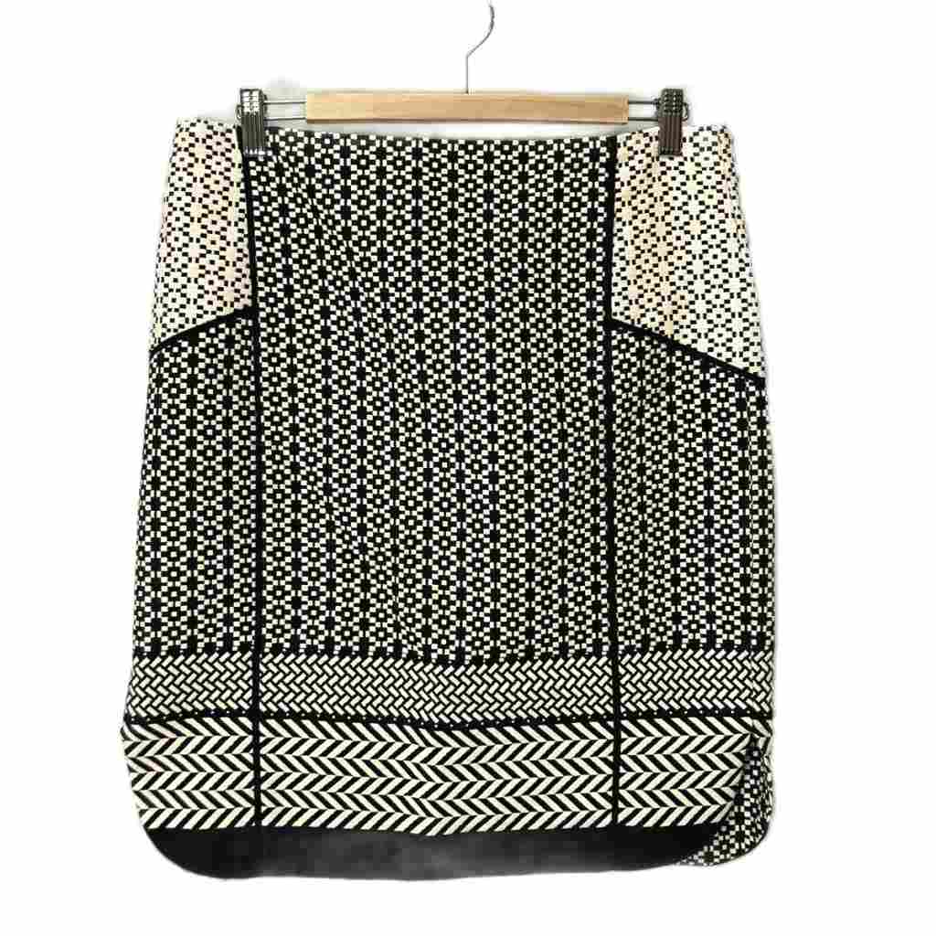 【中古】ジェイクルー J.CREW ひざ丈 スカート 総柄 タイト 12 ブラック ■GY06 レディース 【ベクトル 古着】 260129ブランドジェイクルー J.CREW表記サイズ12（L）実寸サイズウエスト：86cm　ヒップ：104c...