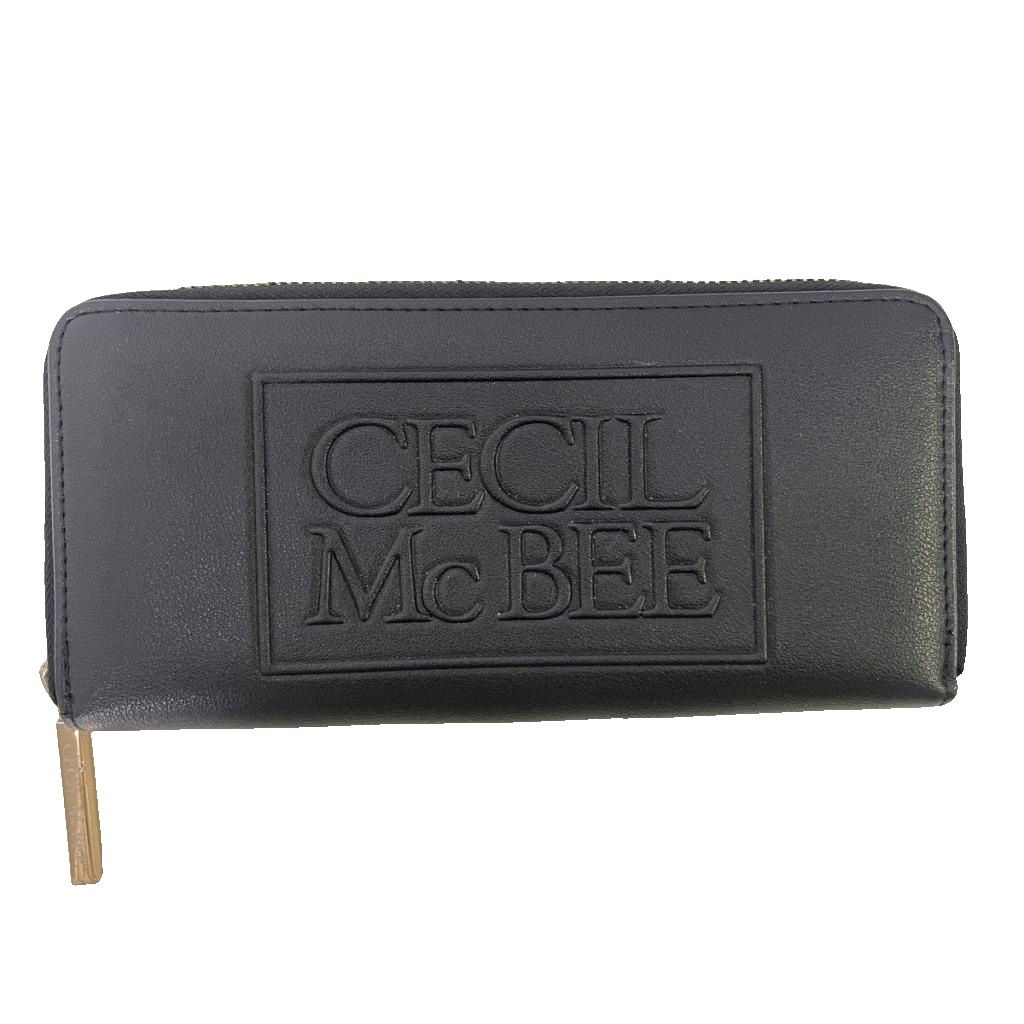 【中古】セシルマクビー CECIL McBEE 長財布 ロングウォレット レザー ロゴ 小銭入れ 札入れ ブラック ■GY06 レディース 【ベクトル 古着】 260417ブランドセシルマクビー CECIL McBEE表記サイズ--実寸サイ...