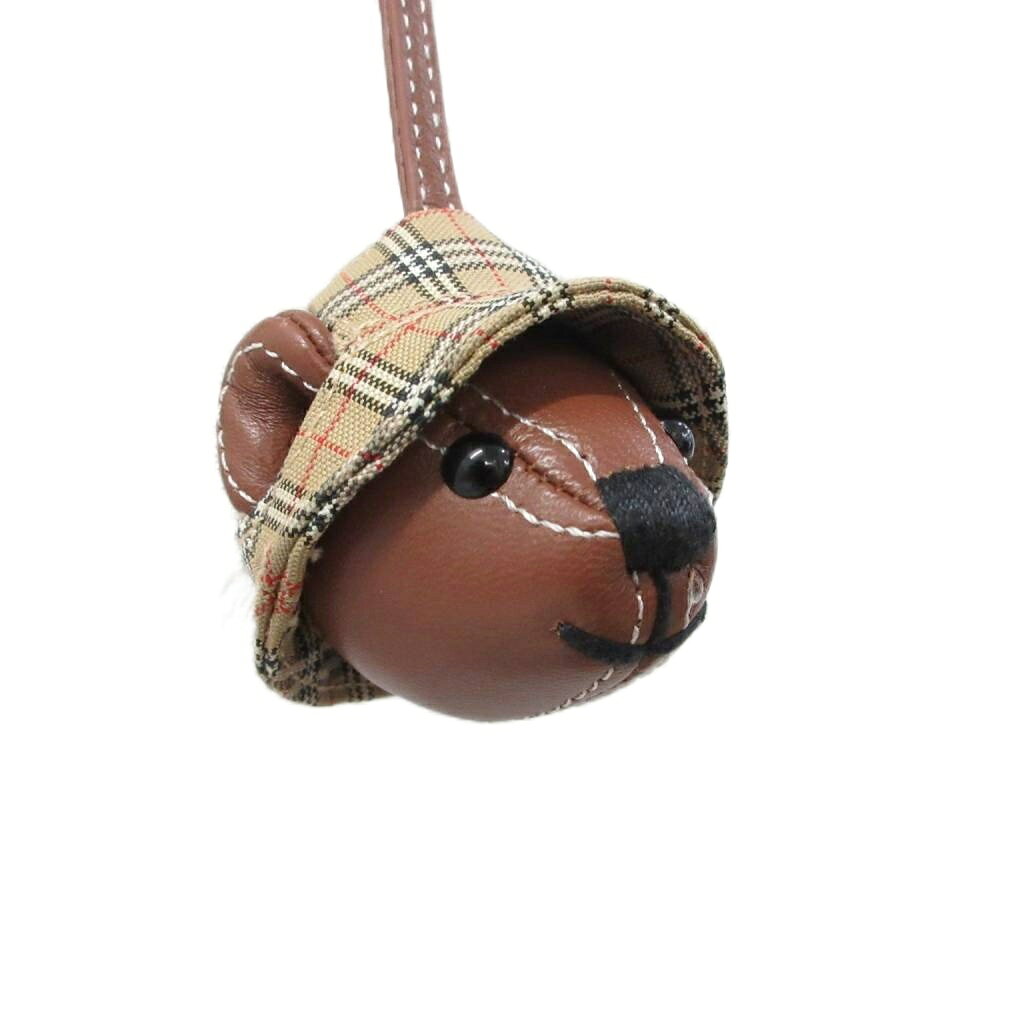 【中古】バーバリー BURBERRY トーマスベア ノバチェック ヘッドチャーム バッグチャーム アクセサリー 小物 茶 ブラウン ベージュ ☆AA★ レディース 【ベクトル 古着】 260717ブランドバーバリー BURBERRY実寸サイ...