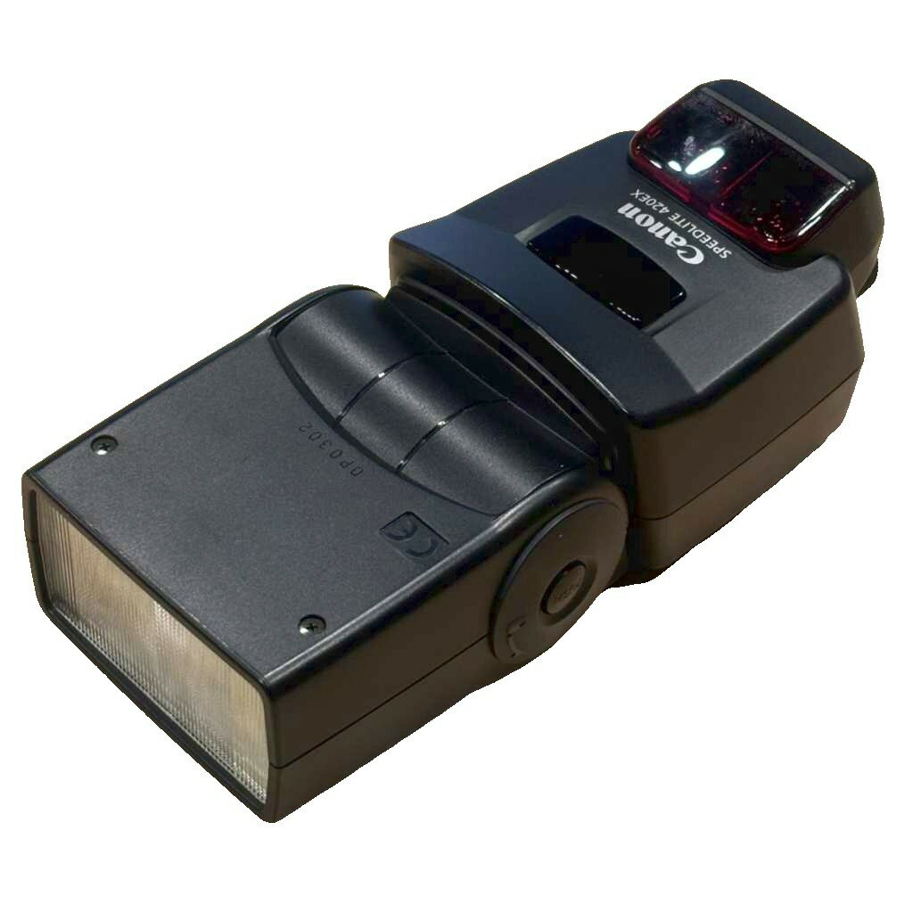 【中古】キャノン CANON SPEEDLITE 420EX ストロボ ジャンク 黒 ブラック ■GY99 メンズ レディース 【ベクトル 古着】 260325表記サイズ-実寸サイズヨコ：約6.5cm　タテ：約17cm　マチ：約3.5cm　...