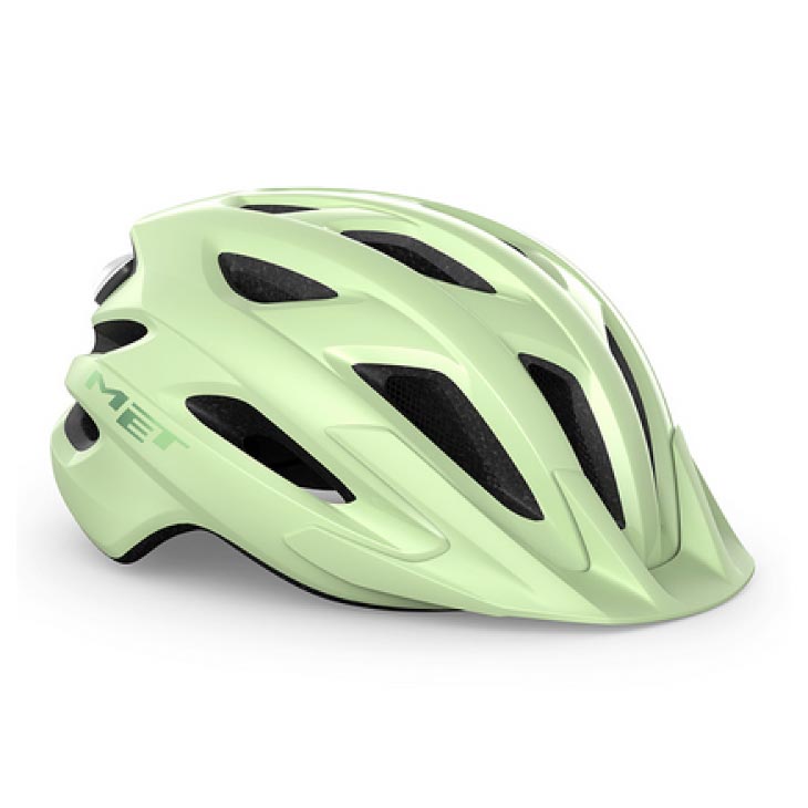 ■カラー：ミント/グロッシー ■サイズ：UN(52-59cm) ■参考重量：約295g ■ポリカーボネートシェル ■Safe-T E-Midフィッティングシステム ■LEDテールライト内蔵(電池式) ■着脱可能なバイザー(インテークはめ込み...