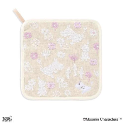 フルフィーコットンガーゼパイルループ付タオルハンカチ ループタオル ムーミン フラワーピクニック ピンク 北欧 タオル美術館 プレゼント かわいい メール便可生活雑貨 おしゃれ タオル ギフトに 贈り物 プレゼント北欧フィンランドを代表する...
