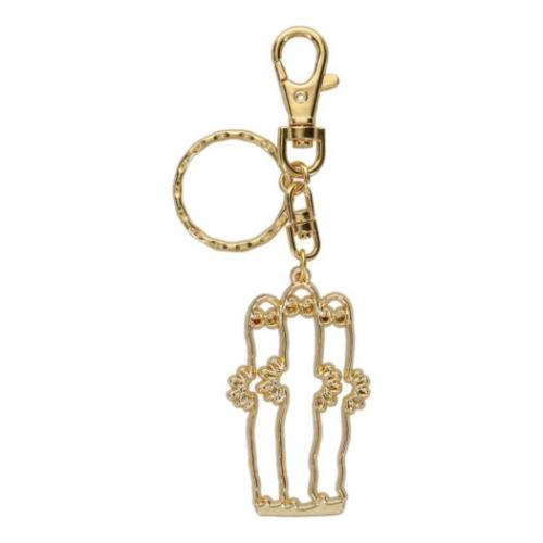 GOLDキーホルダー キーリング ムーミン ニョロニョロ 北欧 ゾーウィー プレゼント メール便可毎日使うものだからこそこだわりを 大人可愛い女性向け雑貨大人気[Moomin/ムーミン]グッズにまたまた可愛いnewアイテム登場線で表現された...