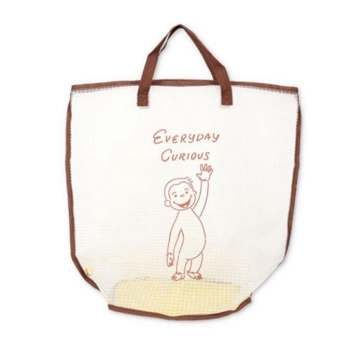 メッシュバスケット 洗濯カゴ おさるのジョージ Curious George ゾーウィー プレゼント 絵本生活雑貨 おしゃれ 掃除 片づけ お祝い ギフトに 日用雑貨世界中で愛されている人気絵本[キュリアスジョージ/おさるのジョージ]グッズ...