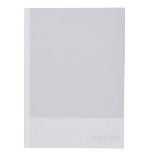 B5クロスノート 横罫ノート MOTiON gray カミオジャパン 新学期準備文具 シンプル メール便可文具 文房具 おしゃれ 仕事 学校 社会人 ノートシンプルデザインで使いやすい[MOTiON]ステーショナリーシリーズこちらは定番人気...