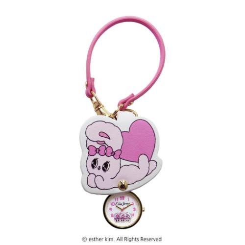 ダイカット KC ウォッチ G 懐中時計 エスターバニー WH Esther Bunny フィールドワーク プレゼント レディース 女性 女の子 バッグチャーム メール便可毎日使うものだからこそこだわりを 大人可愛い女性向け雑貨Esther...