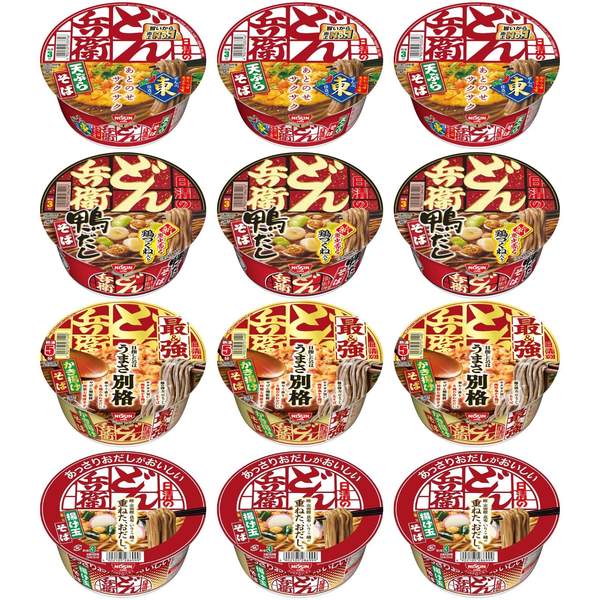 ※他店舗と在庫併用の為、品切れの場合は、ご容赦ください。商品紹介どん兵衛の「そば」だけをアソートセットにしました。6種類×各2個ずつはいった、合計12個セットです。いつものどん兵衛から、麺少な目のあっさりおだしがおいしいどん兵衛、リッチな味...