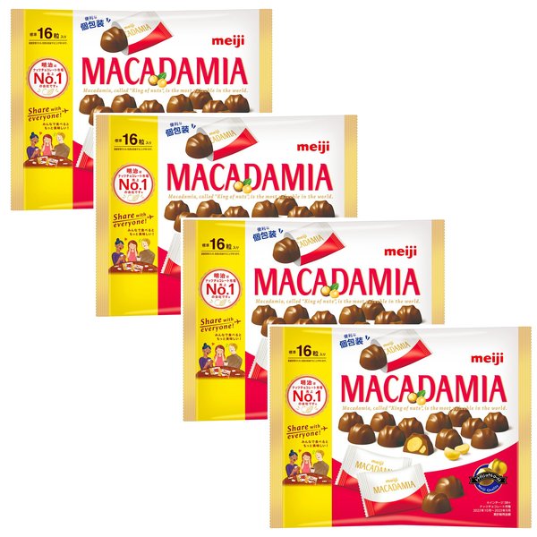 ※他店舗と在庫併用の為、品切れの場合は、ご容赦ください。商品紹介明治　マカダミアチョコレートビッグバッグ　4袋原材料・成分裏面画像参照【特徴】・チョコレート菓子※商品仕様はメーカー都合などにより変更になる場合がございます。最新情報は個別にご...