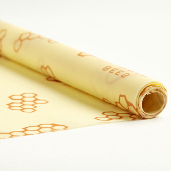 Bee's Wrap[ビーズラップ]シングル ロール ハニーコム 商品説明 洗って、繰り返し使うサステイナブル（持続可能）なフードラップ。BEE'S WRAP ビーズラップ シングル ロールはビーズラップがロール状（132cm）になった1本...