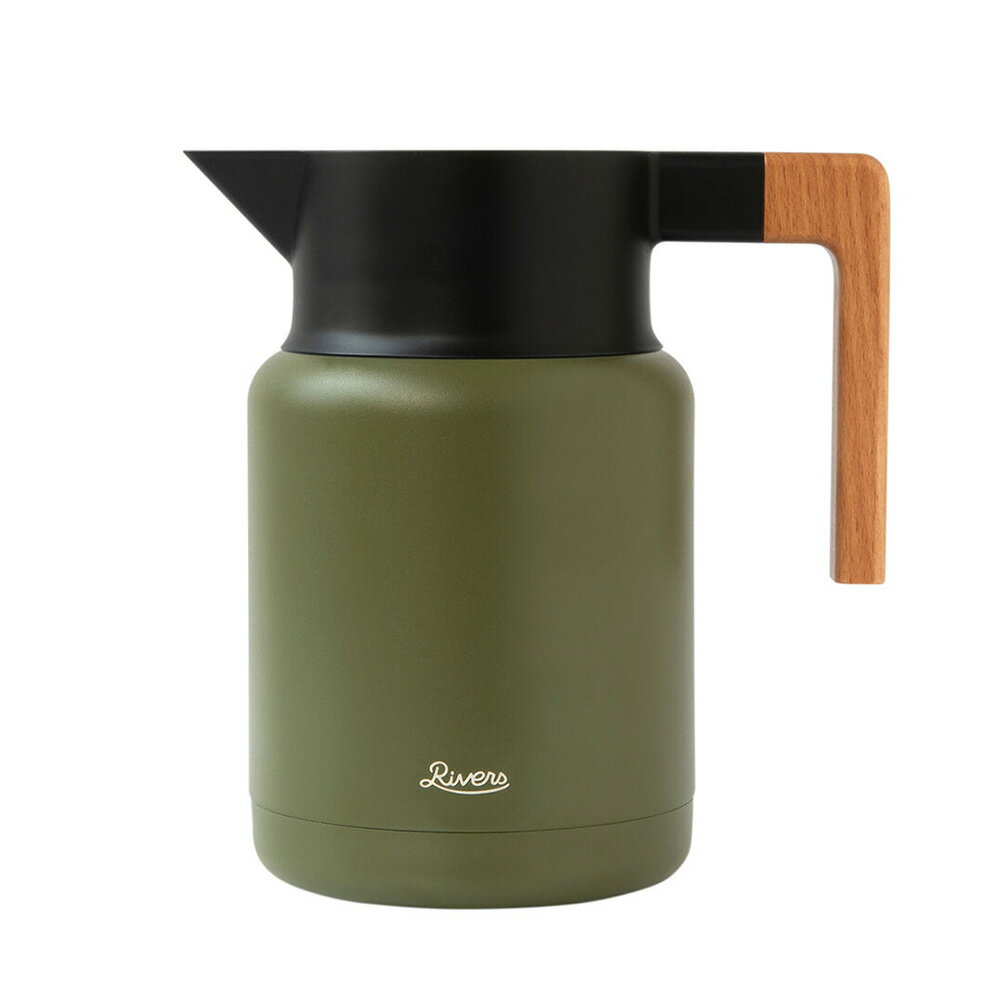 Rivers[リバーズ]サーモジャグキート1200 オリーブ 商品説明 人気の卓上魔法瓶ポット「キート」のセカンドモデルが登場。これまでの課題を解決して、使い勝手を向上させました。 最初に取り組んだのはフタの洗浄/乾燥をより簡単に行えるよう...