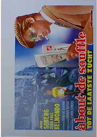 (仏)　`59監　督&nbsp;* ジャン・リュック・ゴダール出演者&nbsp;* ジャン・ポール・ベルモンド* ジーン・セバーグ* ダニエル・ブーランジェ ベルギーにて印刷 ポスターサイズS◆当店で取り扱いのポスターは、フランスからの直輸...