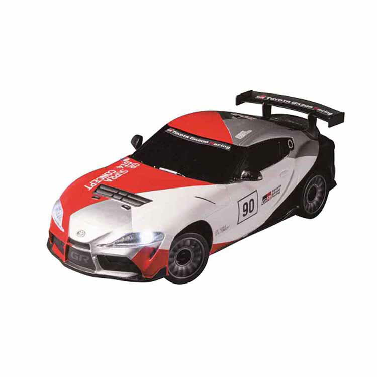 ドリフト用タイヤ付属 4輪駆動の本格ドリフトカーシリーズ。前進時、高輝度LEDヘッドライト点灯。2.4ギガ仕様だから12台同時走行可能＆操作可能距離約30m。ノーマルタイヤで通常走行、スピード約11km/h。ドリフト用タイヤ一式、パイロン3...