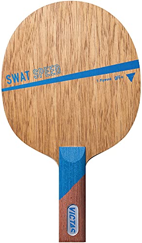 商品名 &nbsp;(VICTAS)ヴィクタス　SWATSPEEDST　 &nbsp;商品説明 原産国:中国 素材:木材7枚 仕様:攻撃用シェークハンドラケット、打球感/HARD、反発力/8.0、振動/7.5 ラケットサイズ/縦158×横1...