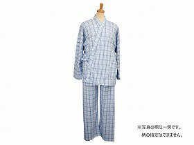 商品名 &nbsp;スムース二部式ねまき（紳士用）/ブルー/L 羽衣綿業 7600　送料込！ &nbsp;商品説明 スムース生地を使用した上着が打ち合せになっているパジャマ※柄の指定はできません。○サイズ：L（身長170〜180、胸囲90〜...