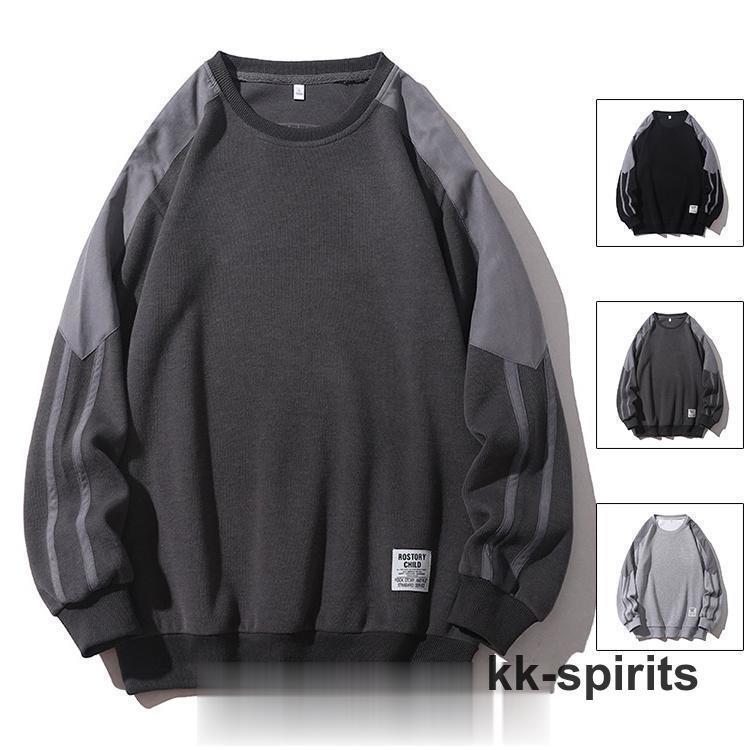 メンズ トップス トレーナー スウェット スエット クルーネック ルームウェア 通勤 通学 秋服 秋冬 ファッション色 ライトグレー ブラック ダークグレーサイズ 2XL 3XL 4XL素材　綿混紡[原産国] 中国※画像の商品はサンプルです...