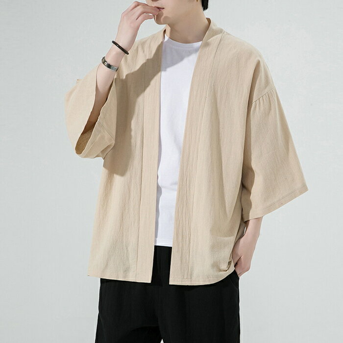 ■品番：xiaotao09 ■カラー： グレー ブラック ベージュ アーミーグリーン ネイビー ■サイズ： L XL 2XL 3XL 4XL 5XL ■素材：綿麻混紡 「ゆとりを楽しむ、大人のオーバーサイズ。締め付けない贅沢。」 身体のライ...