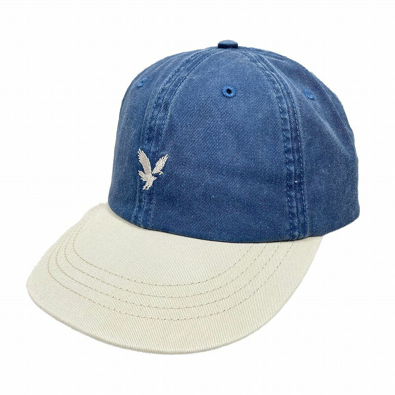 AMERICAN EAGLEの正規店にて買い付けした新品です。 ブランドのアイコンが刺繍されたシンプルなデザインが魅力なキャップ。 ■コットン100% ■ロゴの刺繍 ■調整可能なストラップ ■サイズ：ワンサイズ　頭囲55-60cm ●状態：...