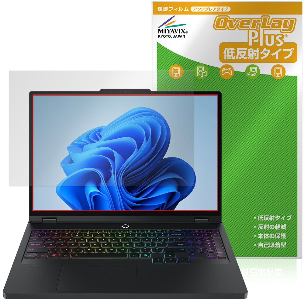 レノボ「Lenovo Legion 5i Gen 10 (15.1型 Intel)」に対応した映り込みを抑える液晶保護シート！ 低反射タイプ OverLay Plus(オーバーレイ プラス)！ 液晶画面の汚れやキズ付き、ホコリからしっかり保...