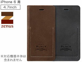 iPhone 6に対応した手間ひまかけて作られたイタリア製セミブライドルレザーのZenusのレザーケースです。使い込むごとに重厚感のある革本来の艶が増し、エイジングを楽しむことができます。ケースカバーを手帳のように横に開く人気の手帳型デザイ...