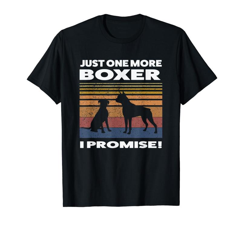 just one more ボクサーパンツ I promise ペット 犬 Tシャツそれはボクサーのアイデア以上のもので、ペット犬やボクサーオーナーのファンのための犬のもののようなものです。物や犬や犬のようなアイデア。 もう1つボクサーをお...