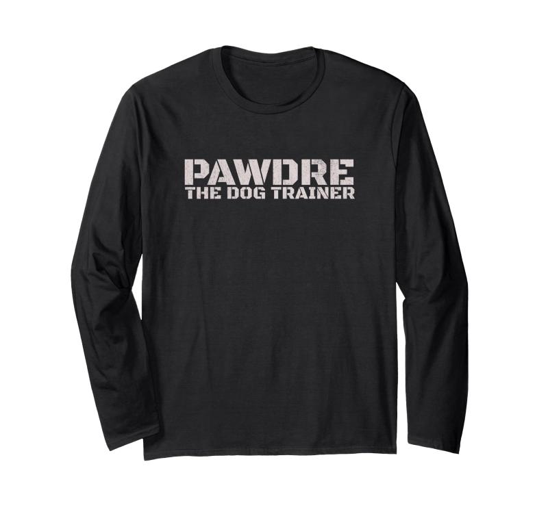 The Dog Trainer. Funny Dog Canine Trainer humor 長袖TシャツThe Dog Trainer. Funny Dog Training humor. Dog Obedience Instructo...