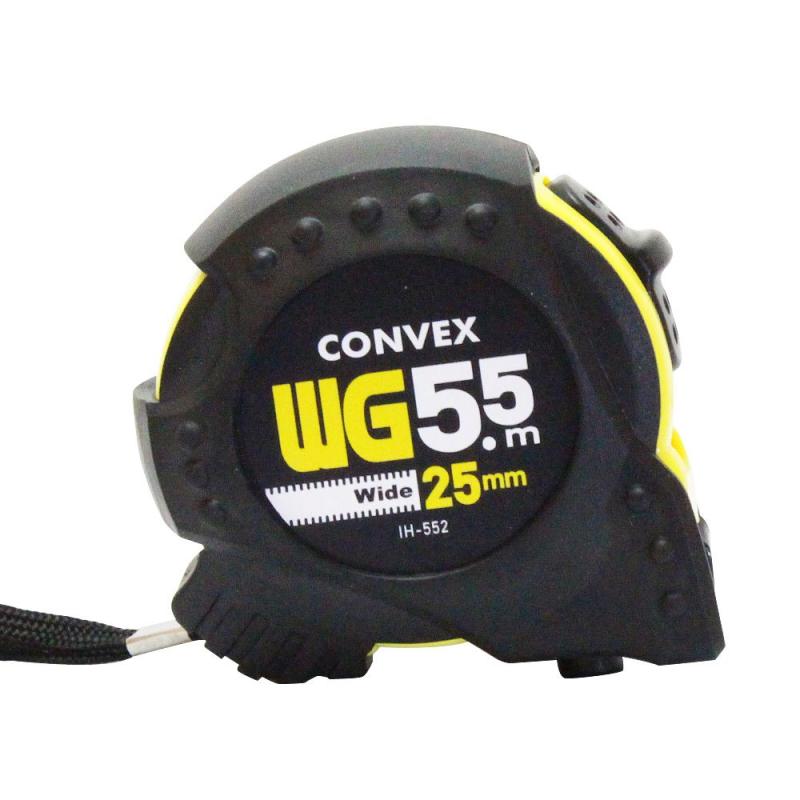 iHelp(アイヘルプ) WGコンベックス 25mm×5.5m IH-552材質:本体=ABS;テープ・フック=スチール;ストラップ=ポリエステル精度:±0.2+(±(0.25+0.15L))