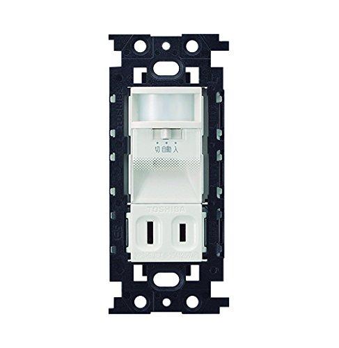 TOSHIBA(東芝) LEDナイトライト明るさセンサー付 ニューホワイト NDG9615●付属品:手動切り替えスイッチ付、コンセント(15A125V)付、送り端子付●色:ニューホワイト●タイプ:明るさセンサー付 ●消費電力(W):0.05...
