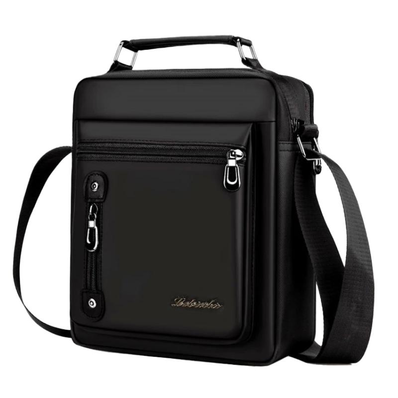 [masamilk] 縦型 ショルダーバッグ 2way 持ち手 防水 A5 大容量 斜め掛け 手持ち 肩掛け 軽量 メンズ【場面に合わせて持ち方自在】シンプルで上品なデザインながら、使い勝手は抜群。ショルダーベルトは長さ調整可能。しっかりと...