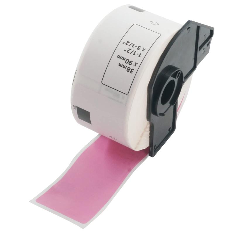 BETCKEY 感熱紙 DK-1208 ブラザー 感熱ラベル プリンター ロール 互換 ラベルシール BROTHER 38x90mm 400枚 QL-550 QL-650TD QL-700 QL-800 QL-820NWBに対応 1個 ピン...