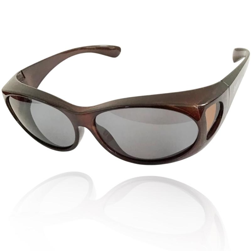 [冒険王] サングラス レディース オーバーグラス 偏光サングラス 【鯖江企画/エレガントモデル/UVカット】🕶️鯖江の老舗「視泉堂」が手がけた、機能性と美しさを兼ね備えたレディース用のオーバーサングラスです。柔らかなライン...