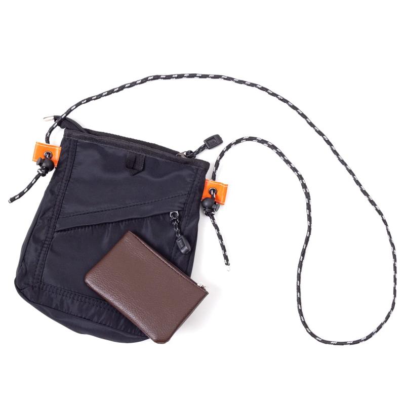 [Smile.at] サコッシュ メンズ レディース キッズ 防水 紐調節可能 軽量 作業バッグ おまけ付き