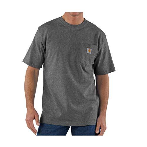 [カーハート] K87 半袖ポケットTシャツ SHORT SLEEVE POCKET T-SHIRTアメリカサイズの為、大きな作りになっています。十分にサイズをご検討ください。細かなキズ・汚れ・色ムラ等が見られる場合がございます。生産国・生...