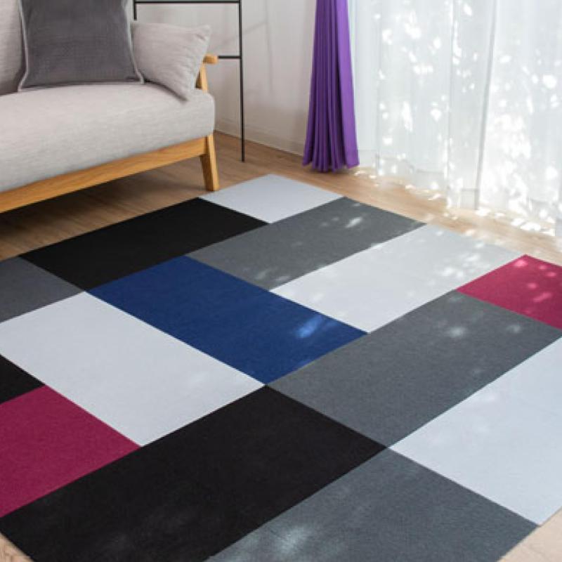 supisupi 吸着マット タイルカーペット パーソナルカラー 洗える 接着材不要 吸着 タイルマット カーペット 春 夏 秋 冬 ウォッシャブル 21S016ラグ マット インテリア 新生活 ジョイントマット