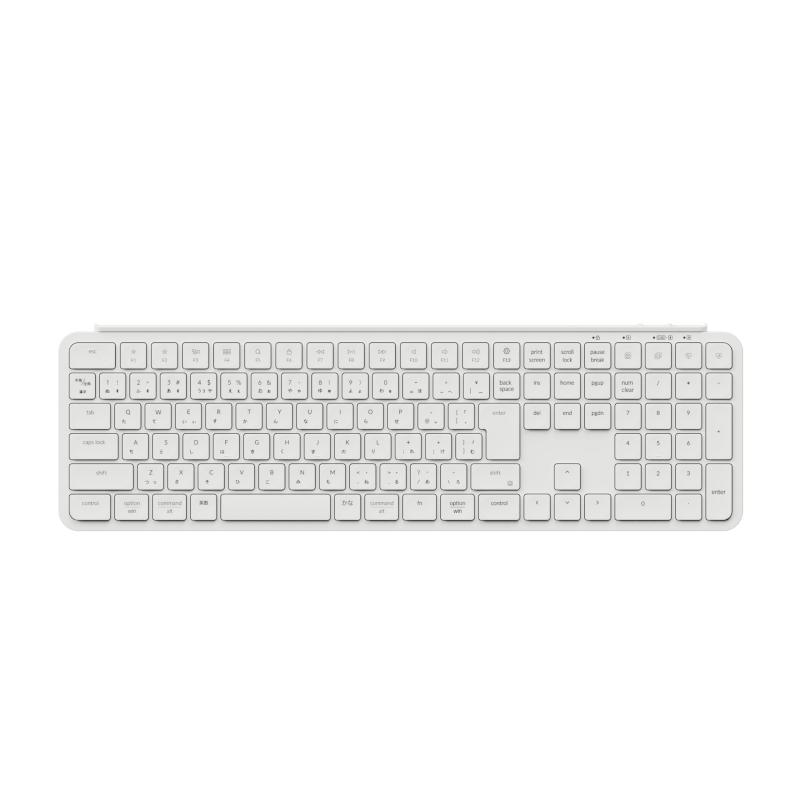 【】Keychron B6 Pro ウルトラスリム ワイヤレスキーボード、フルサイズ、テンキー付、ZMKカスタマイズ、シザースイッチ、2.4 GHz/Bluetooth 5.2/有線接続、ロングバッテリーライフ、Mac WiKeychron...
