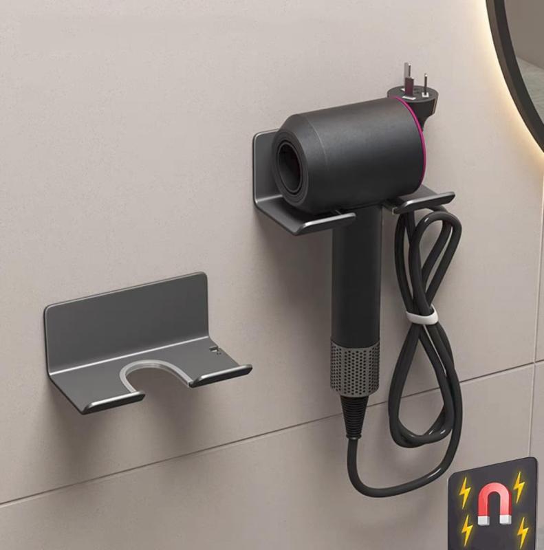 Manke マグネット ドライヤーホルダー 壁掛け ドライヤー フック アルミ ドライヤー置き ドライヤースタンド高品質な材質: 高品質のスペースアルミニウム材質を使用しており、軽くて錆びにくく、長持ちします。取り付け簡単: マグネットで簡...