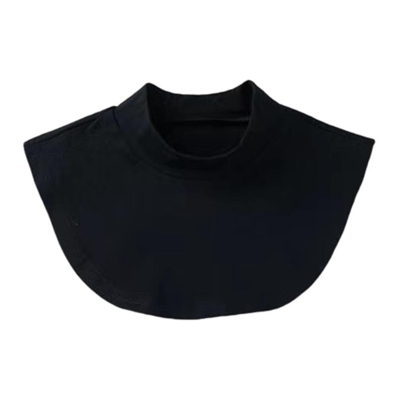 [UMIYI] 付け襟 インナー レイヤード風 モックネック レディース アクセサリー フェイクカラー つけえり 立ち襟 防寒 タートルネック 温める 首元カバー 無地 ハイネック 暖かい 微起毛 冷えフリーサイズ: [フロントの長さ]約1...