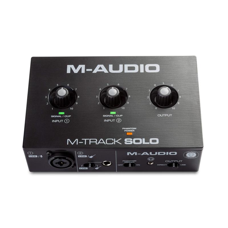 M-AUDIO M-Track Duo HD オーディオインターフェイス USB-C対応 24bit・192kHz 2イン2アウト(XLR/TRS対応) レコーディング・配信・ポッドキャスト対応 ソフトウェアスイート付属