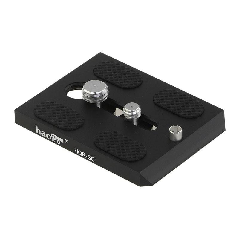 Haoge HQR-SC カメラ QR クイックリリースプレート Sachtler Video 14II DV 2 DV 4 DV 6 DV 8 DV 8/100 DV10 3+3 DV10 5+5 FSB6T FSB8T FSB10T 三...