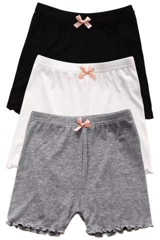 [AFROMARKET] オーバーパンツ アンダーパンツ 女児 キッズ インナーパンツ ガールズ 下着のチラ見え防止 3分丈 リボン付き【キッズ用オーバーパンツ】子供用のスカートの下に履くパンツです。　 スカートやワンピースからのパンツのち...