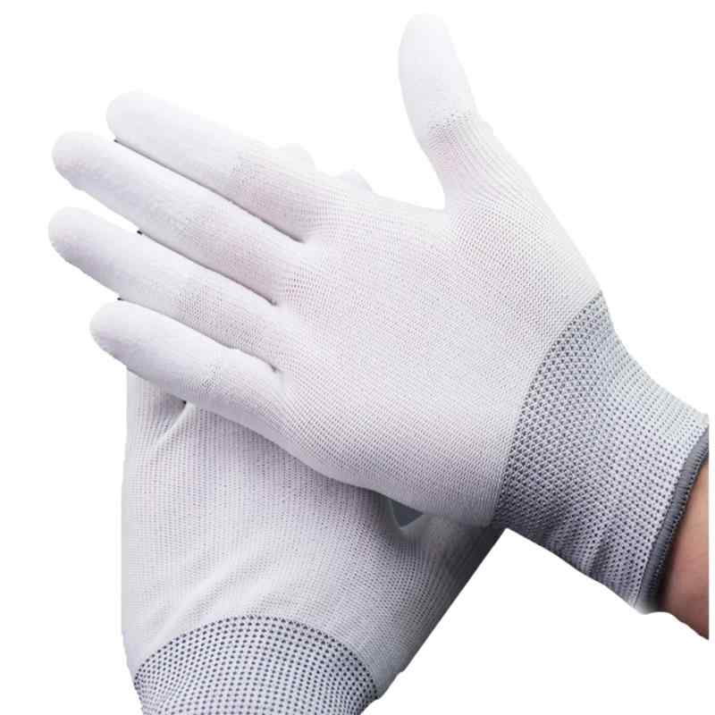 [Charmoon] 作業用手袋 指先PU加工 静電気防止 コーティング 精密機器 軽作業 12組24枚 セット【帯電防止で作業効率アップ】指先をPU（ポリウレタン）でコーティングした作業用手袋です。絶縁性の高いPU素材が作業中の静電気を防...