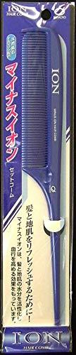 池本刷子工業 マイナスイオン剣先コーム ブルー W30×H225×D7mm IC405本体サイズ：W30×H225×D7mm パッケージサイズ：W70×H257×D17mm材質：本体：PMMA樹脂（天然鉱石配合）生産国：日本