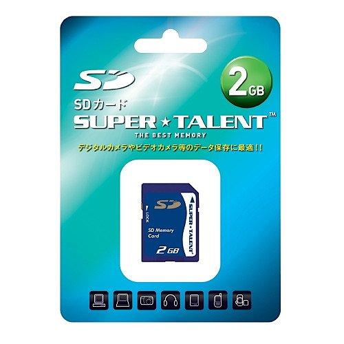 SuperTalent SDカード 2GB ST02SDSDカード2GBST02SDSUPER TALENT
