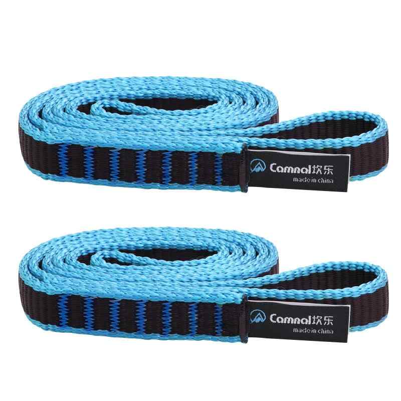 CAMNAL CLIMBING UIAA CE 認証 22kN 16mm ナイロンスリング ランナー クライミングスリング 耐摩耗 高い引張強度 長さ60cm/ 120cm