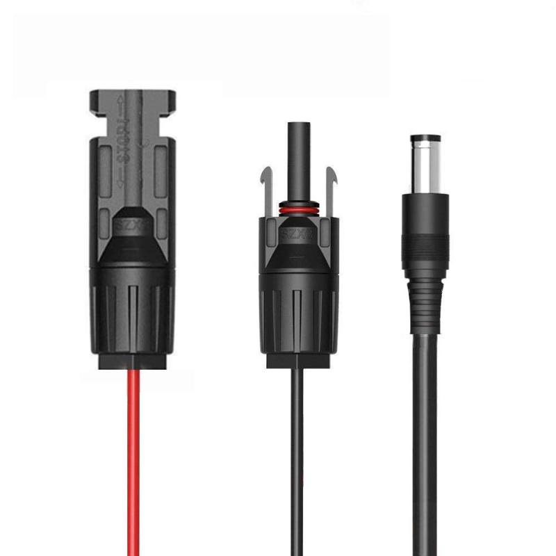 ソーラーケーブルMC-4タイプコネクタDC長さ1.2M MC-4 回す DC 5.5 タイプ works with 444WH/ S601ポータブルジェネレーター用ソーラーパネル