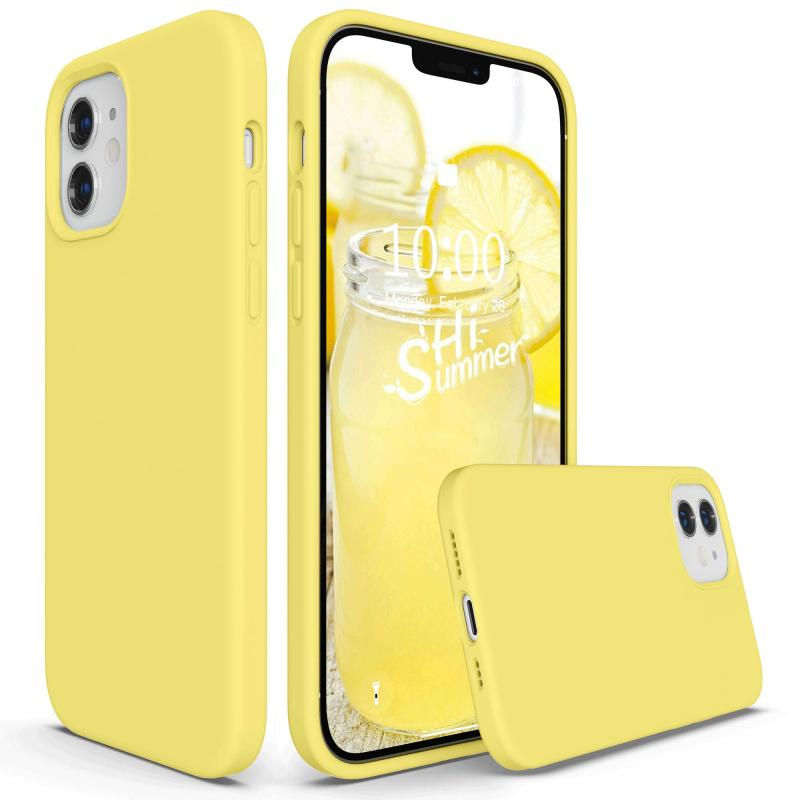 SURPHY iPhone 12 ケース/iPhone 12 Pro ケース 6.1インチ対応 （2020）アイフォン12/アイフォン12 Pro シリコンケース 耐衝撃 落下防止 防指紋 超軽量 全面保護 カバー ソフト ワイヤレス充電対...